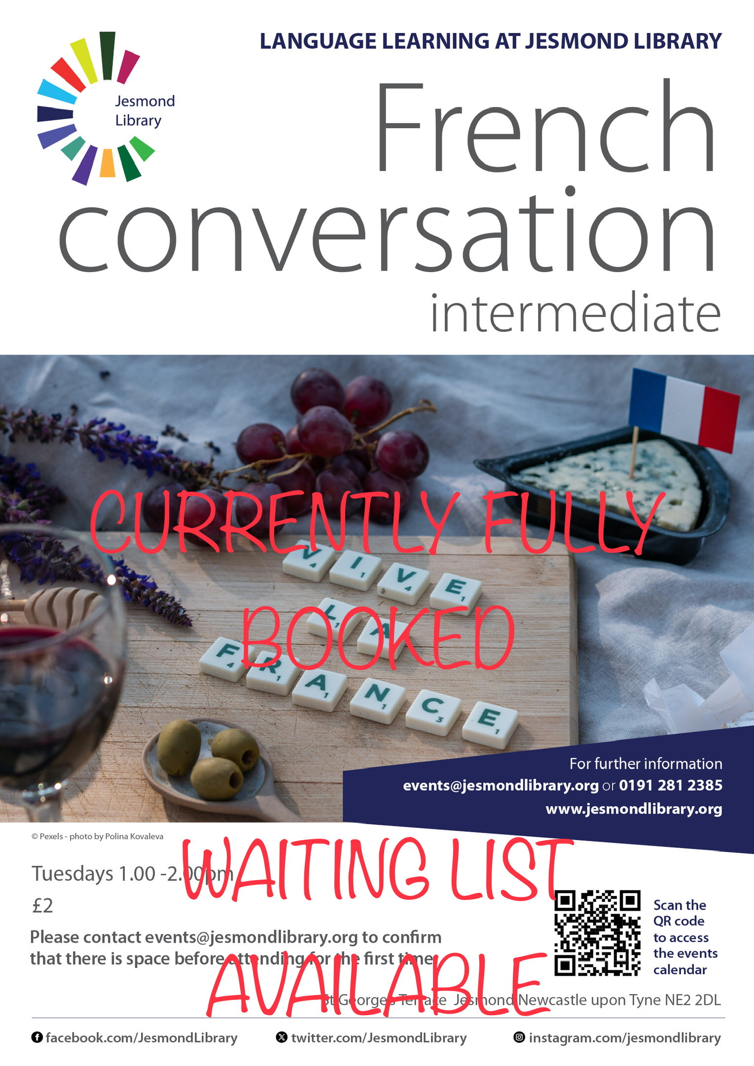 Events for December 2025 – Jesmond Library